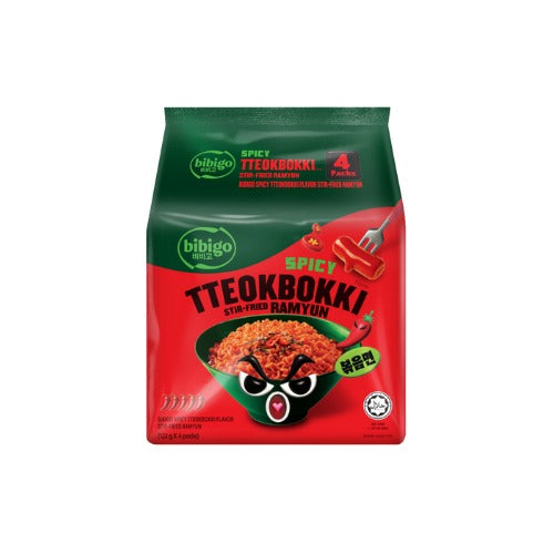 Bibigo Ramyun Spicy Tteokbokki Flavor 4 PIECES – ASAK Supermarket