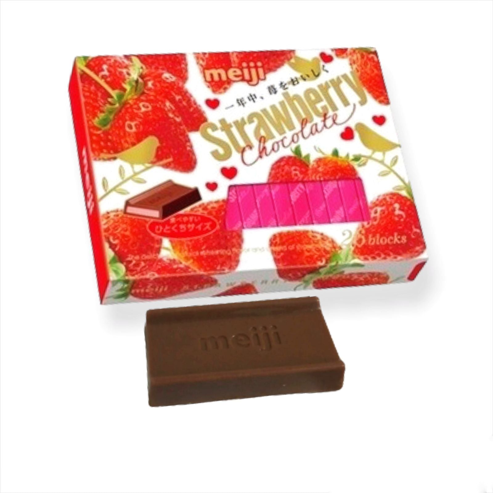 Meiji Strawberry Chocolate Bar
